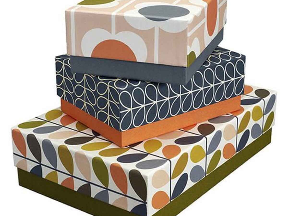 Decorative Cardboard Storage Boxes Strong Cardboard Storage Boxes With