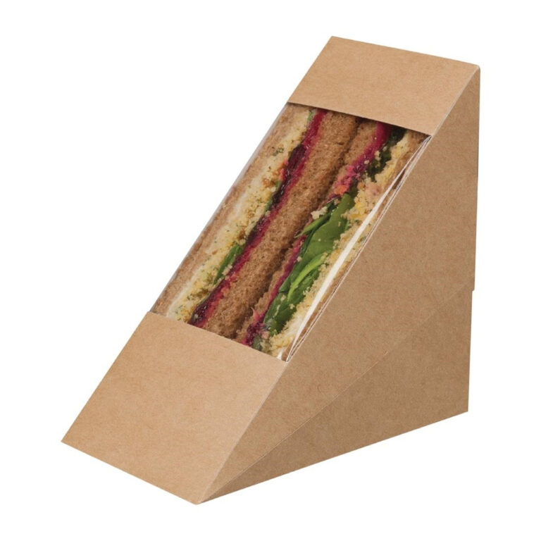 Cardboard Sandwich Wedge Boxes Wholesale | SCB